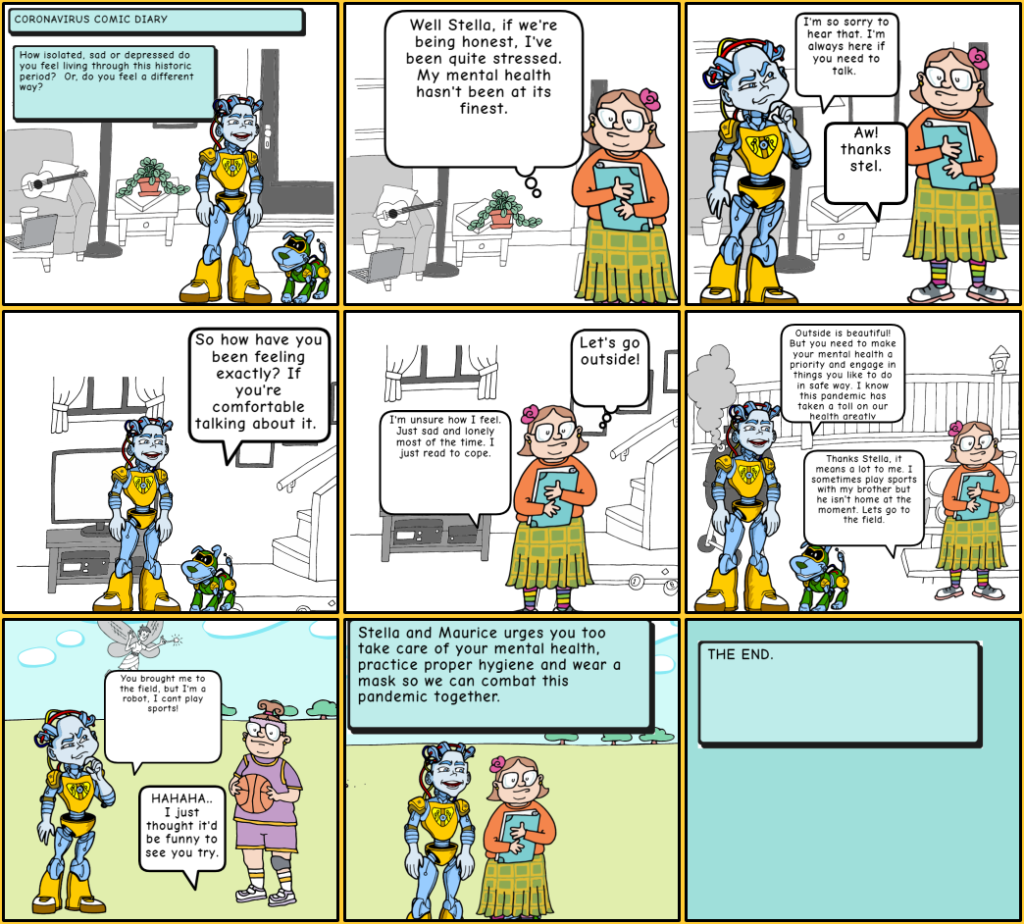 VIEW STUDENTS’ CORONAVIRUS COMIC STRIPS