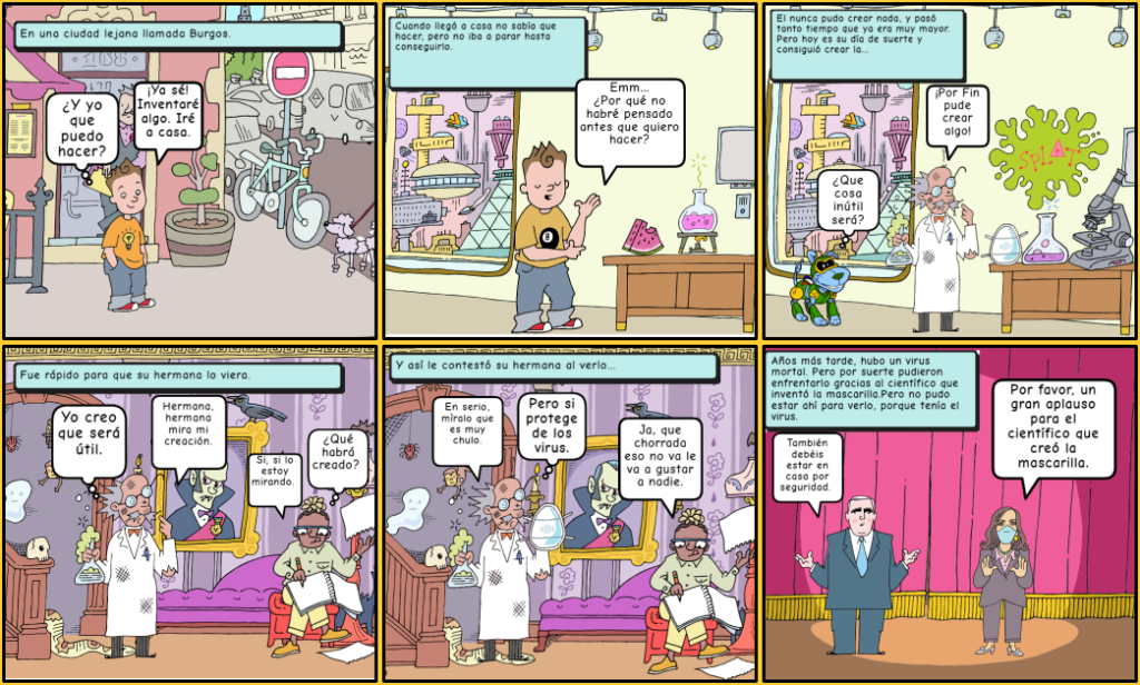 VIEW STUDENTS’ CORONAVIRUS COMIC STRIPS