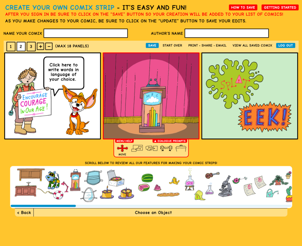 CREATE COMIX TUTORIAL - Create Your Own Comic Strips Online with ...