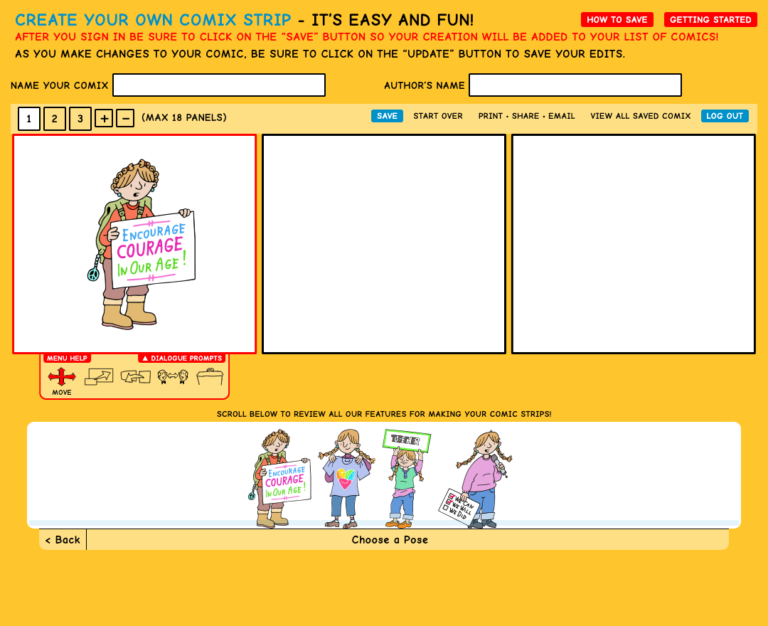 CREATE COMIX TUTORIAL - Create Your Own Comic Strips Online with ...
