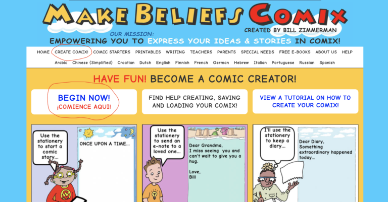 CREATE COMIX TUTORIAL - Create Your Own Comic Strips Online with ...